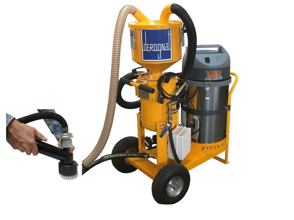 SABLEUSE TITAN A RECYCLAGE "COMPACTE MINI" AUTOMATIQUE | Joseph Outillage